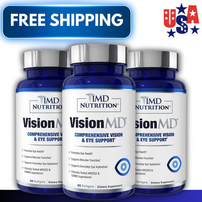 1MD Nutrition Vision MD Eye Vitamin CARMIS - Eye Supplement - 30 ...