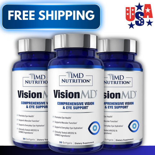 1MD Nutrition Vision MD Eye Vitamin CARMIS - Eye Supplement - 30 ...