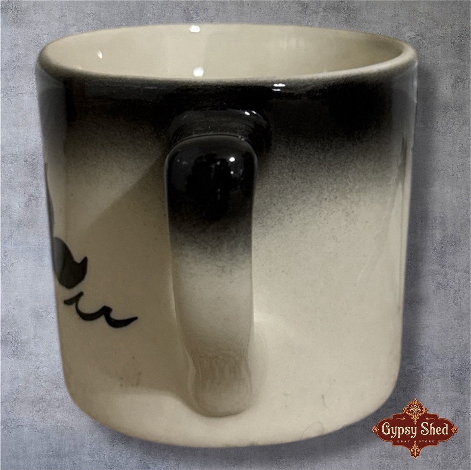 Rare VTG OLD SPOUTER POTTERY NANTUCKET WHALE COFFEE MUG CUP CERAMIC ...