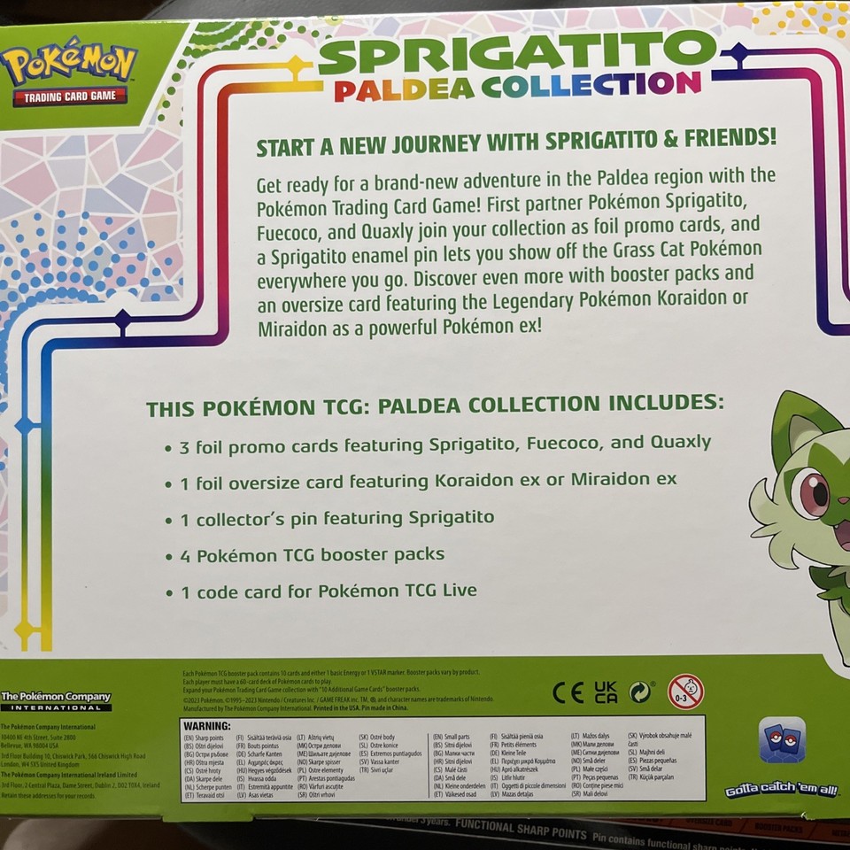Pokemon TCG: Paldea Collection Box (3 Box Set) | eBay