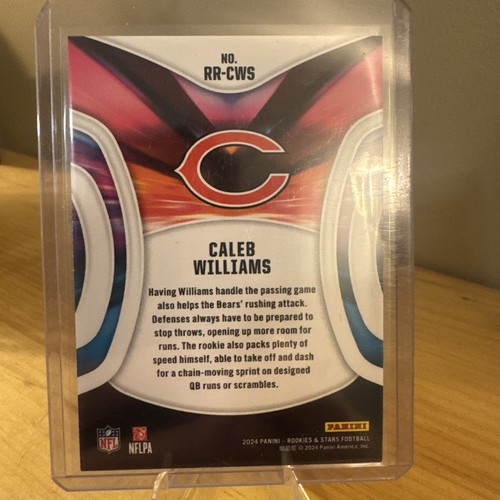 2024 Rookies & Stars Caleb Williams Bears Rookie Rush RC Card purple ...