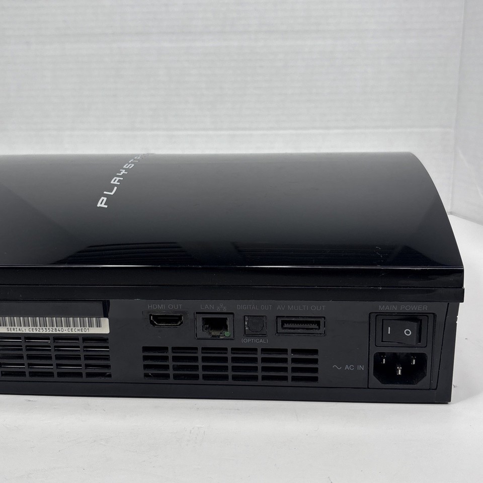 Playstation 3 PS3 80GB CECHE01 Backwards Compatible Console Tested | eBay