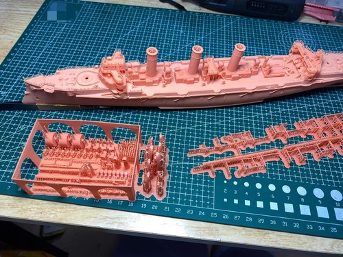 3D Printed 1/350 Soviet Oleg Cruiser Unpainted Model Kit NEW！ | eBay