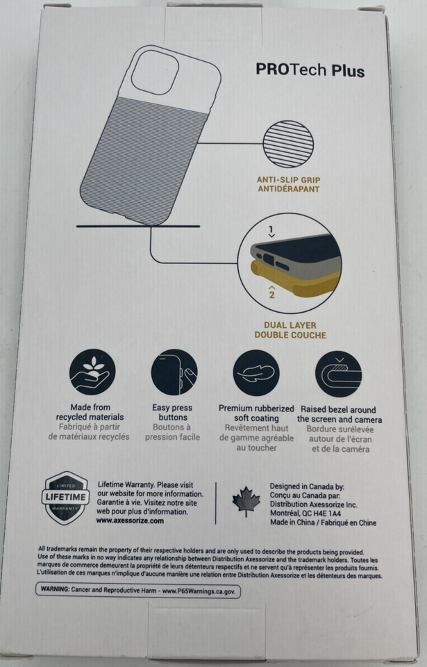 Axs Pro Tech Plus Phone Case For iPhone 15 Plus Burgundy 10' Drop Test ...