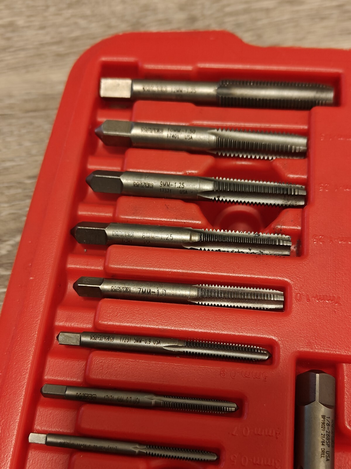 Matco Tools 75pc Tap Die Threading Set Case 675TD for sale online | eBay