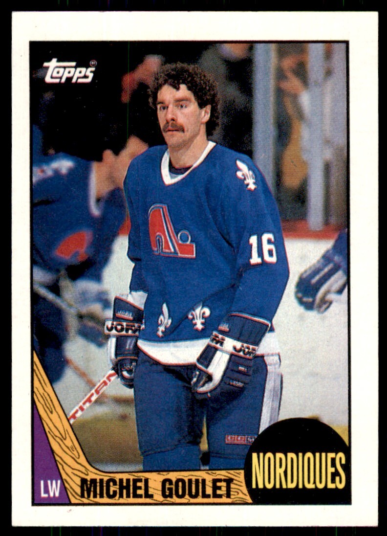 1987-88 Topps Michel Goulet . Quebec Nordiques #77 | eBay