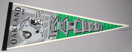 Cliff Branch Signed Oakland Raiders Original Pennant Flag Autograph ...