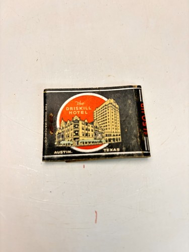 The Driskill Hotel Austin Texas Matchbook Cover 1940s RARE Antique | eBay