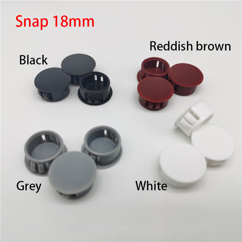Round Plastic Blanking Black End Cap Caps Tube Pipe Inserts Plug Bung ...