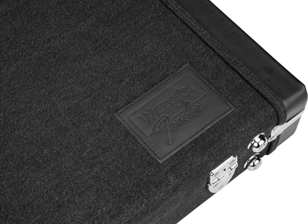 Genuine Fender WRANGLER BLACK DENIM GUITAR CASE for STRAT / TELE ...