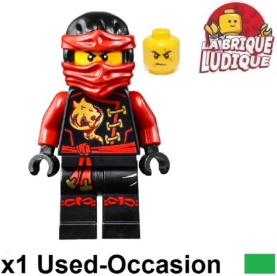 Lego Figurine Minifig Ninjago Kai Skybound ninja rouge red dragon ...