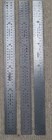 L.S. Starrett 6" Tempered Metal Ruler C303R, Fowler 6", General 6" Lot ...