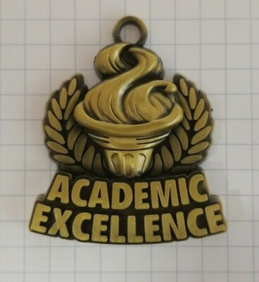 Academic Excellence Medal - Set of 50 Gold Color Excellence Medals for ...