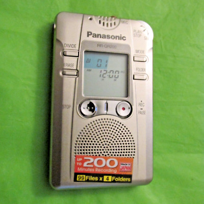 Vintage Panasonic Digital IC Recorder – Model RR‑QR200 | eBay