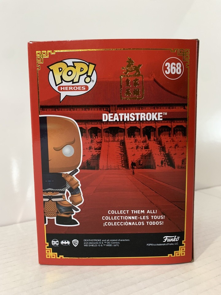 Funko Pop! DC Universe Deathstroke San Diego Comic Con Exclusive #368 ...