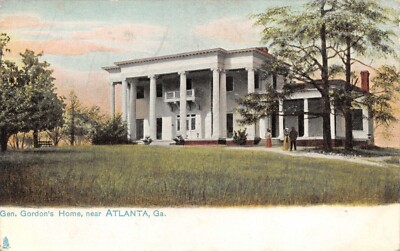 GA~GEORGIA~ATLANTA~SUTHERLAND~HOME OF CONFEDERATE GENERAL JOHN B ...