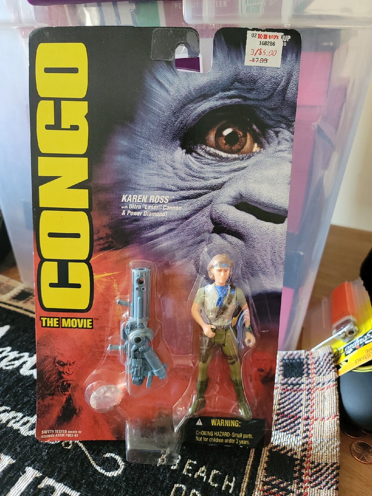Congo The Movie KAREN ROSS 5" Action figure Kenner Brand New Sealed | eBay