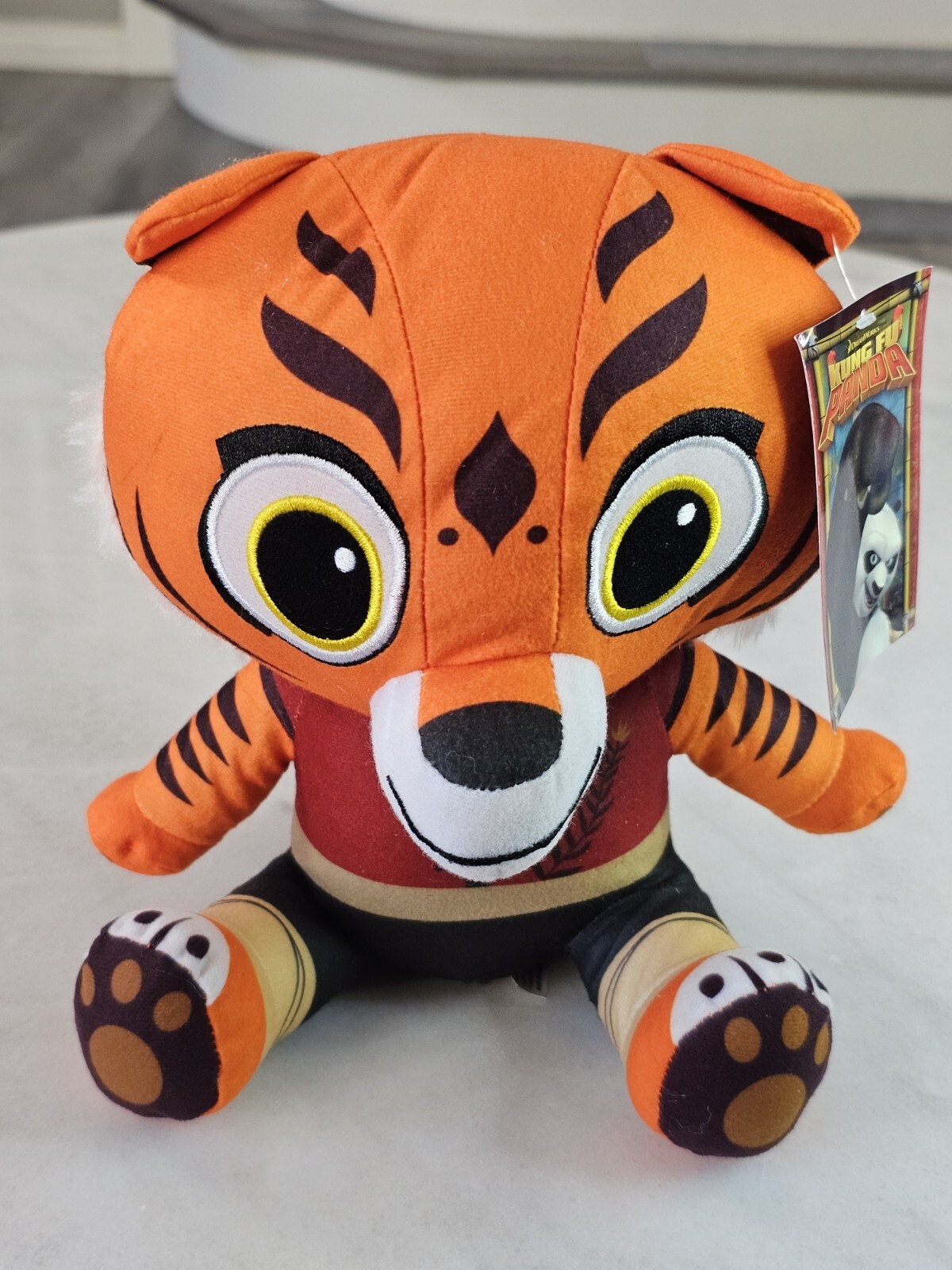 Kung Fu Panda Tigress Plush 9” Big Head Stuffed Animal Dreamworks Toy ...