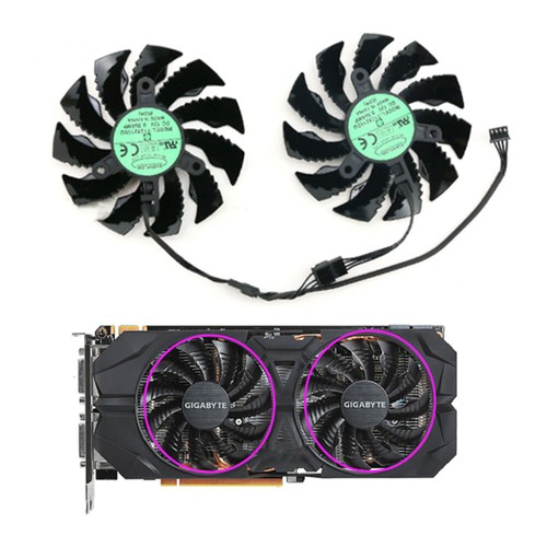 Graphics Card Cooling fan Replace for Gigabyte R9 380X 390 G1 GAMING ...