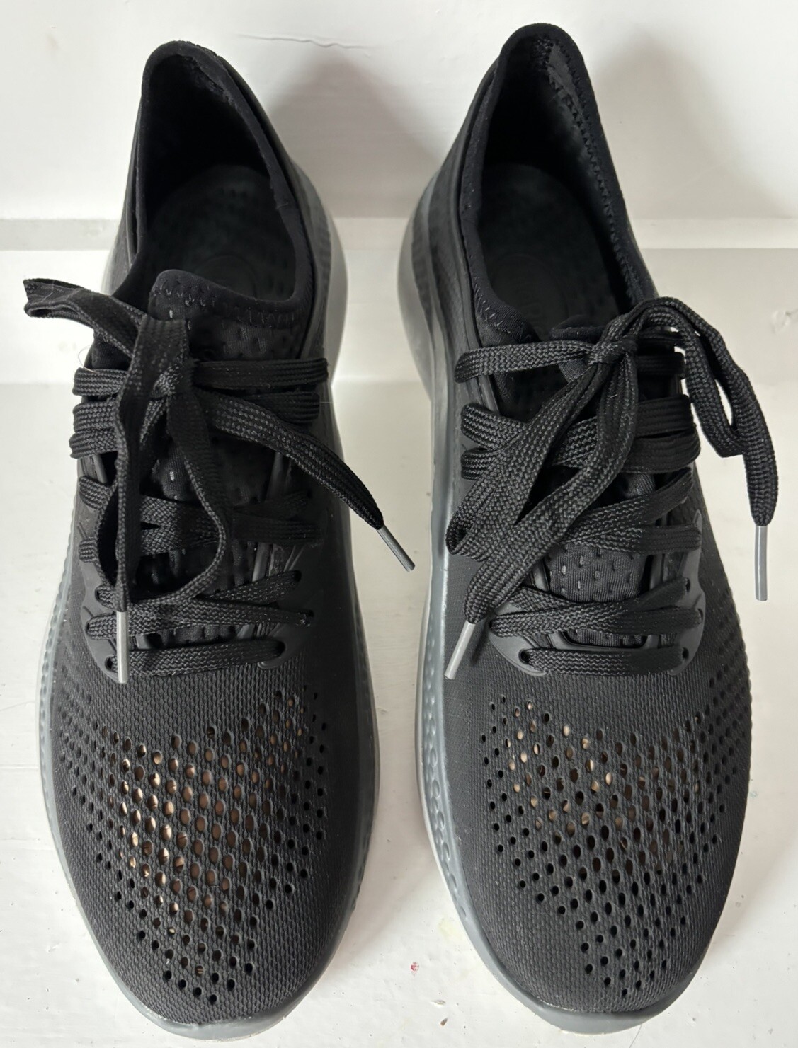 Crocs LiteRide 360 Pacer Black Slate Gray 206715 Snea… - Gem