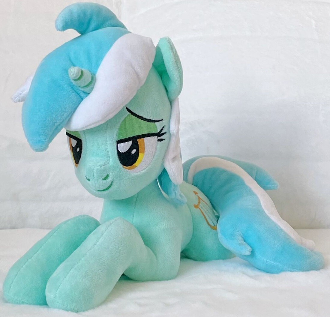 Hasbro My Little Pony Unicorn Cuddle Lyra Plushie Plush 2024 Official ...