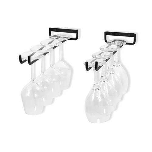 Display Holder Goblet Rack Hanging Shelf Goblet Storage Wine Glass ...