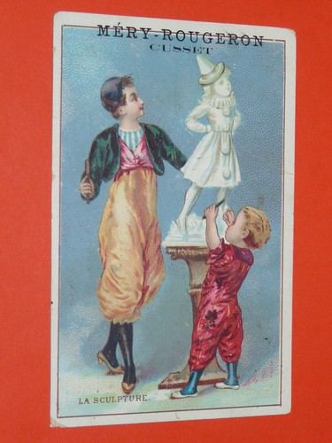 CHROMO 1890-1910 CHAUSSURE MERY-ROUGERON CUSSET SCULPTURE | eBay