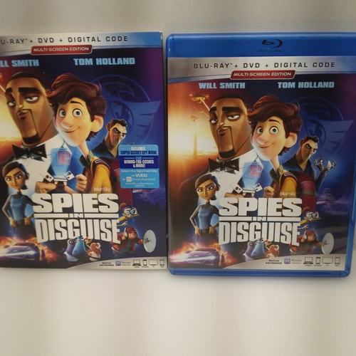 Spies in Disguise Animated Blu-ray/DVD 2019 with Slipcover | eBay