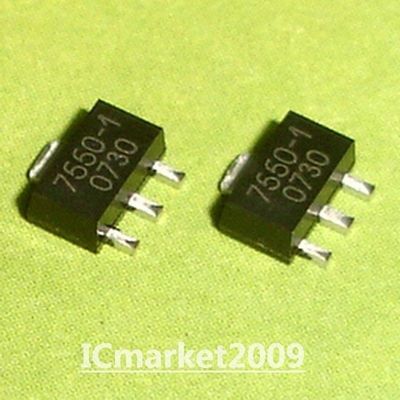 50 PCS HT7550A-1 SOT-89 HT7550 7550-1 High Driver Regulator LDO Chip IC ...