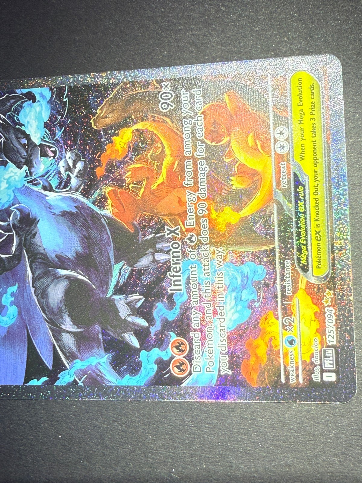 Pokemon Phantasmal Flames EN Mega Charizard X ex 125/094 SIR ENG LP-NRMT | eBay