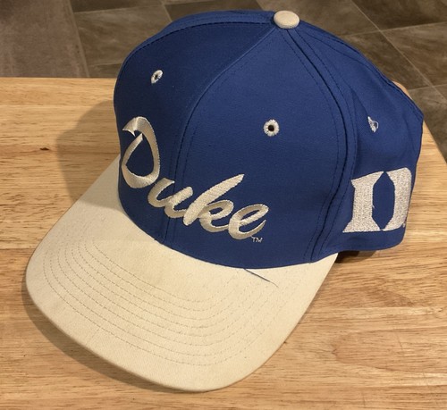 Vintage 1984 The Game Duke Blue Devils Fitted Hat Cap 7 1/4 w/Pin ...