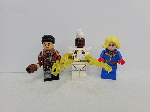 Lego female Super Hero minifigure lot of 3 Captain Marvel Storm Echo | eBay