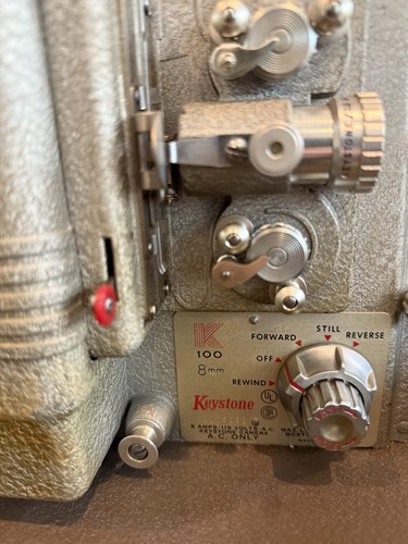 Vintage Keystone 8mm Movie Projector Model K100, Works | eBay