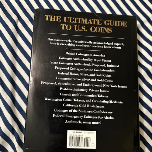 1988 Encyclopedia of US & Colonial Coins by Walter Breen Hardcover Book ...