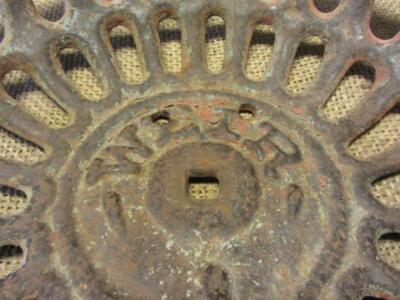 Vintage Weir Cast Iron Tractor Seat Antique Farm Equipment Primitive ...