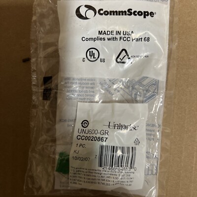 Commscope CC0020867 Information Outlet UNJ600-GR | eBay