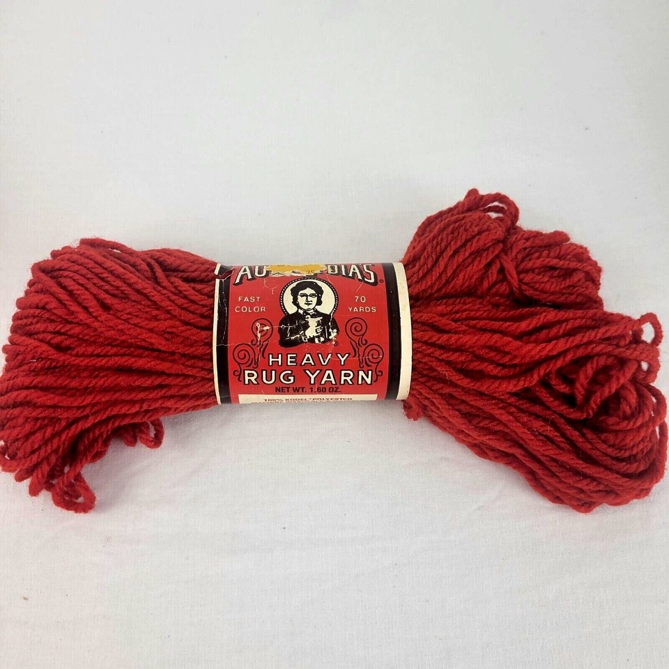 Aunt Lydias Heavy Rug Yarn 75 COLORS 60 70 210 Yd Skeins Polyester Vtg ...