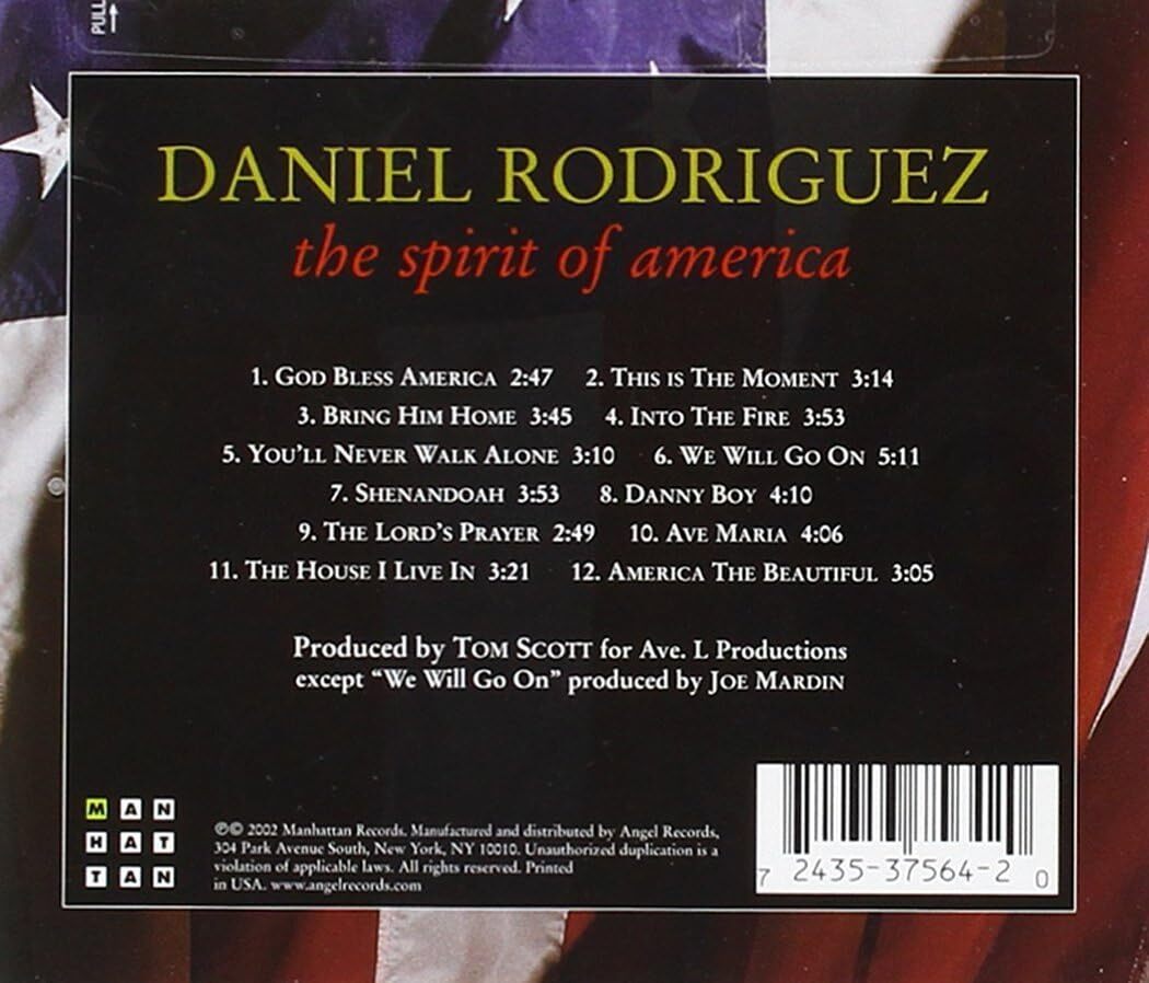 Daniel Rodriguez Spirit of America (CD) | eBay