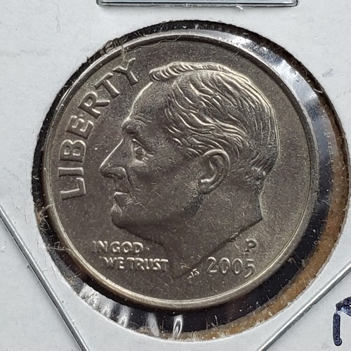 2005 P Roosevelt Dime Coin Die Chip obverse AU About UNC | eBay
