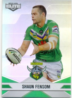 2013 ESP NRL Elite series Common Card 22 - Shaun Fensom - Canberra ...
