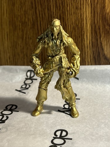 Disney Zizzle Gold Captain Jack Sparrow Action Figure | eBay