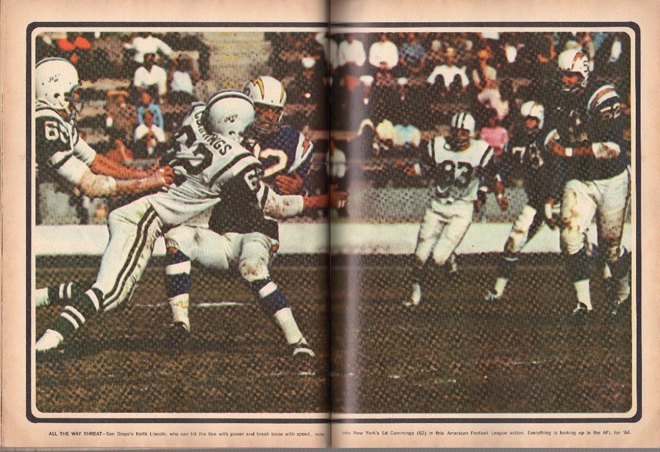 1965 Sports Review Magazine Football Guide Johnny Unitas Baltimore ...