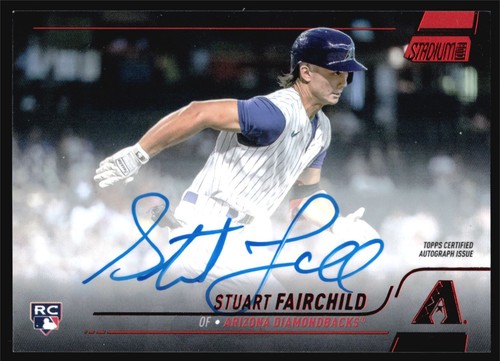 2022 Topps Stadium Club Stuart Fairchild Red Foil Rookie Auto /50 #SCBA ...