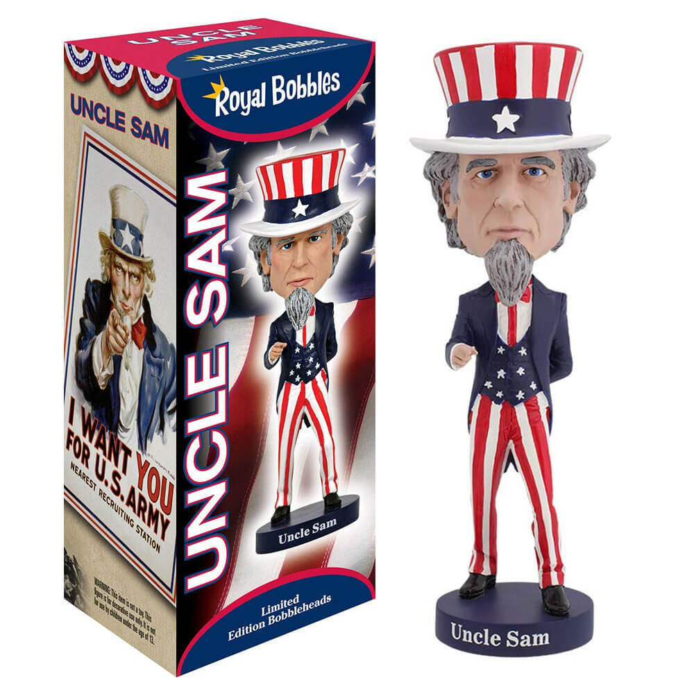 Resin Uncle Sam Uncle Sam LED Shorty Statuary – Plow & Hearth