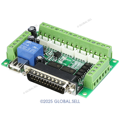 Cnc Router 5 Axis Breakout Board For Microstep Controller & 0-10V ...