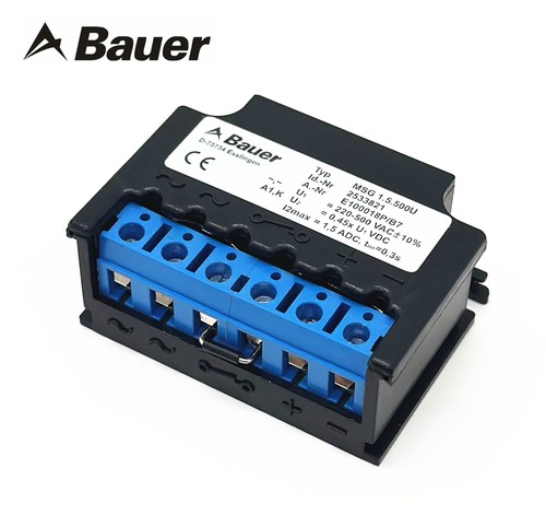 BAUER MSG 1.5.500U 2533821 220-550VAC 1,5ADC 0.3s Excitation rectifier ...