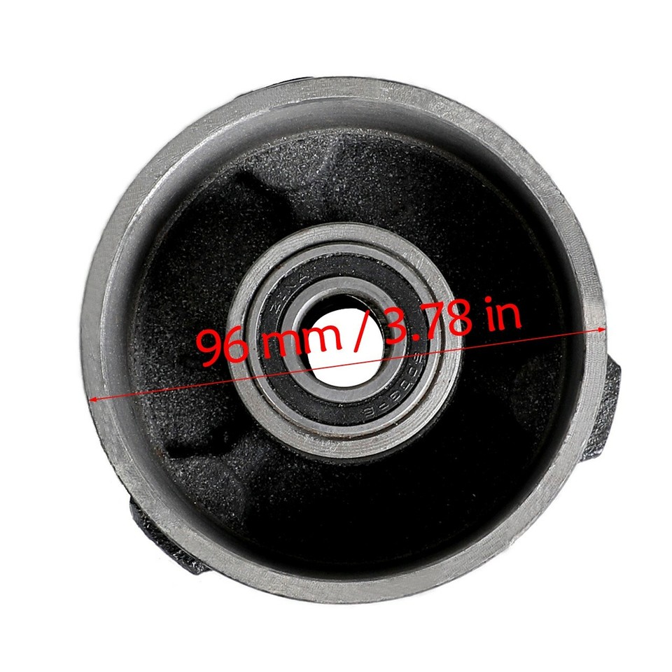 Front Drum Brake Steering Spindle Hub for ATV Quad Taotao 6" & 7" Wheel ...