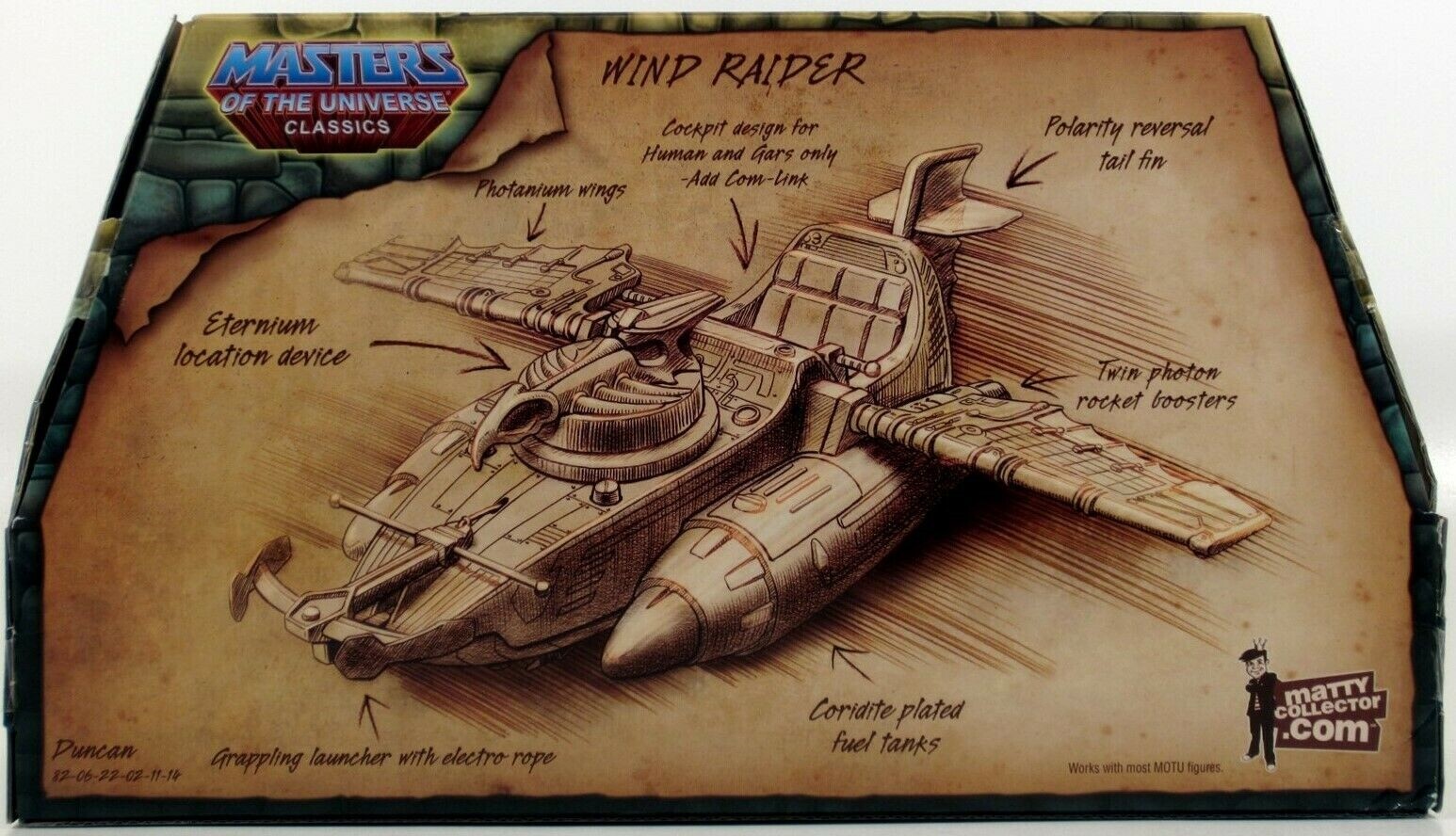 Mattel Masters of The Universe Classics - Wind Raider 6" Vehicle Figure ...