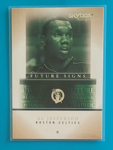 2004-05 Skybox Autographics Future Signs #13FS Al Jefferson Boston ...