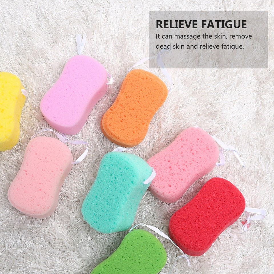 4 Pcs Bath Sponges Body Cleaning Sponge for Shower and Skin Care | eBay ...